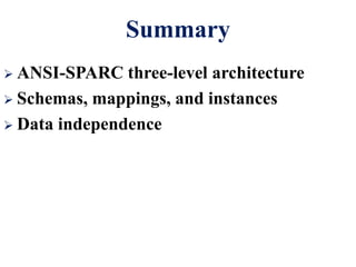 Database systems - Chapter 2 | PPTX