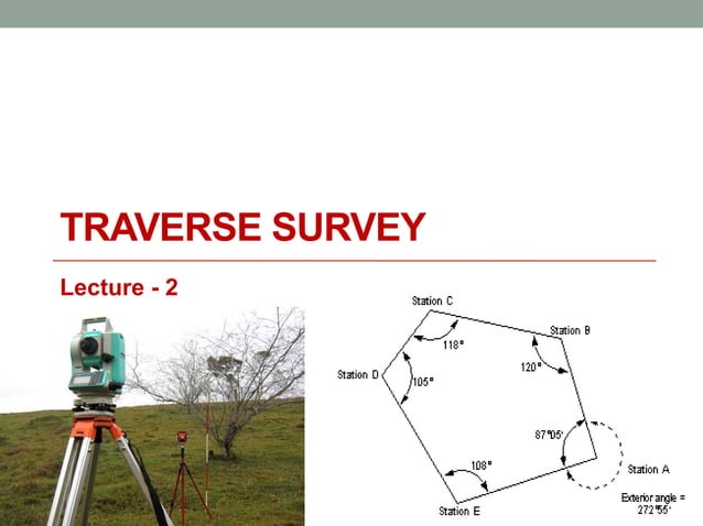 Traverse Survey Part 1/2 | PDF