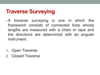 Traverse Survey Part 1/2 | PDF