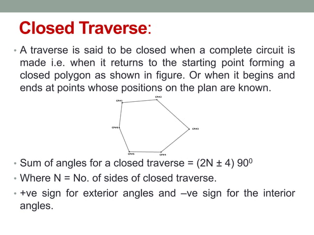 Traverse Survey Part 1/2 | PPT