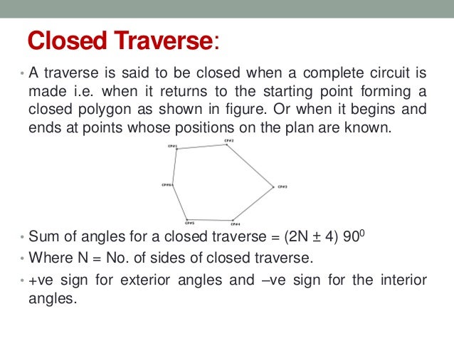 Traverse Survey Part 1/2
