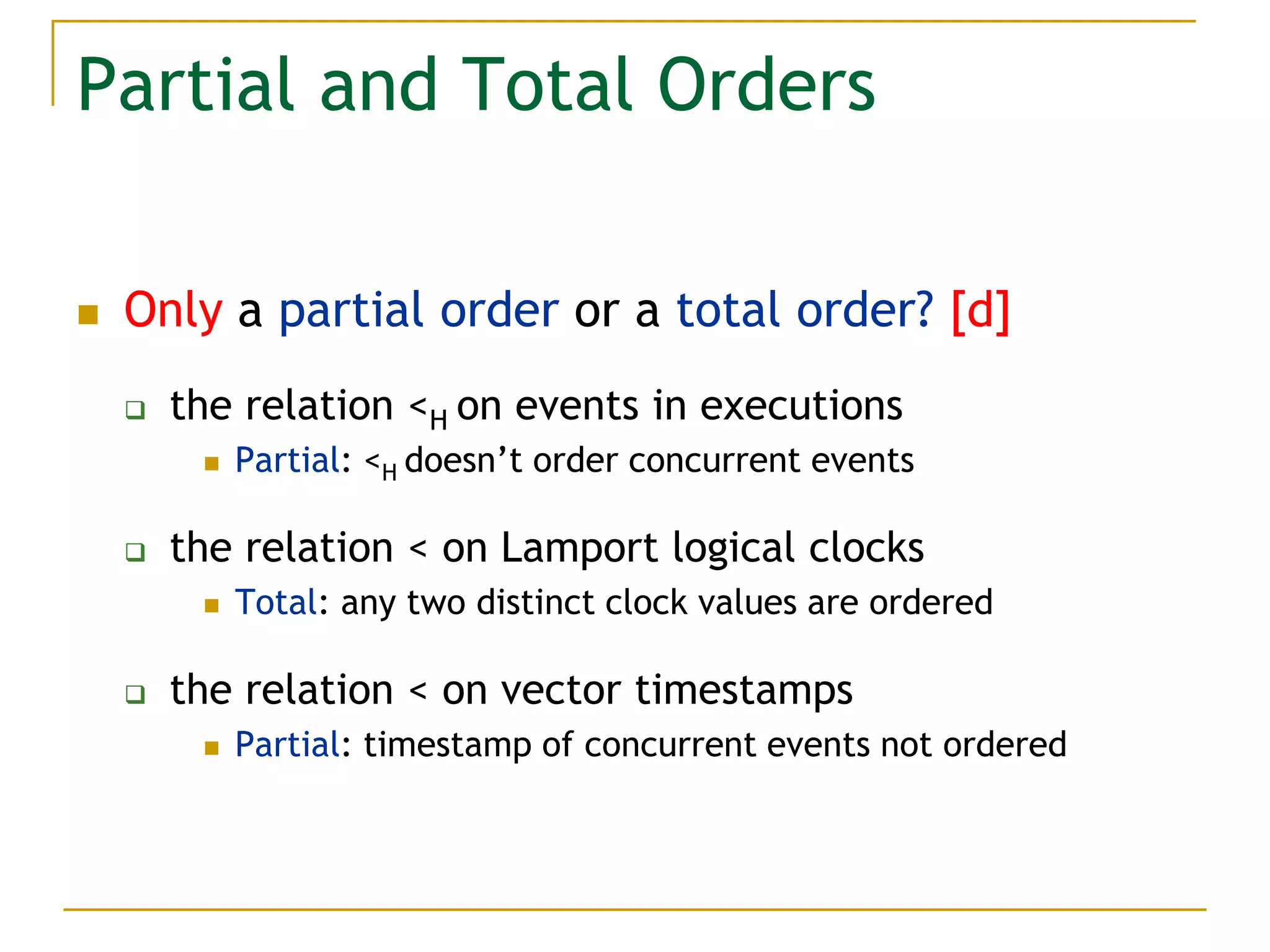 logical clocks | PDF