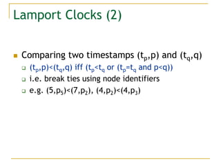 logical clocks | PDF