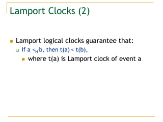 logical clocks | PDF