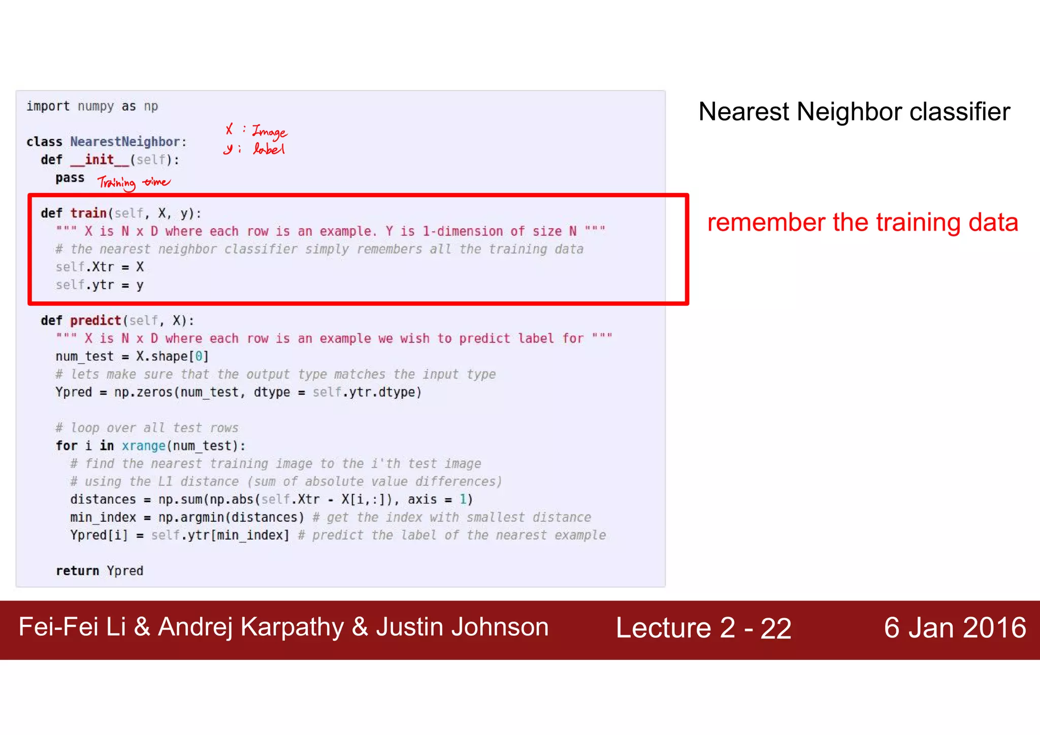 Lecture2 - Image classification and the data-driven approach k-nearest ...