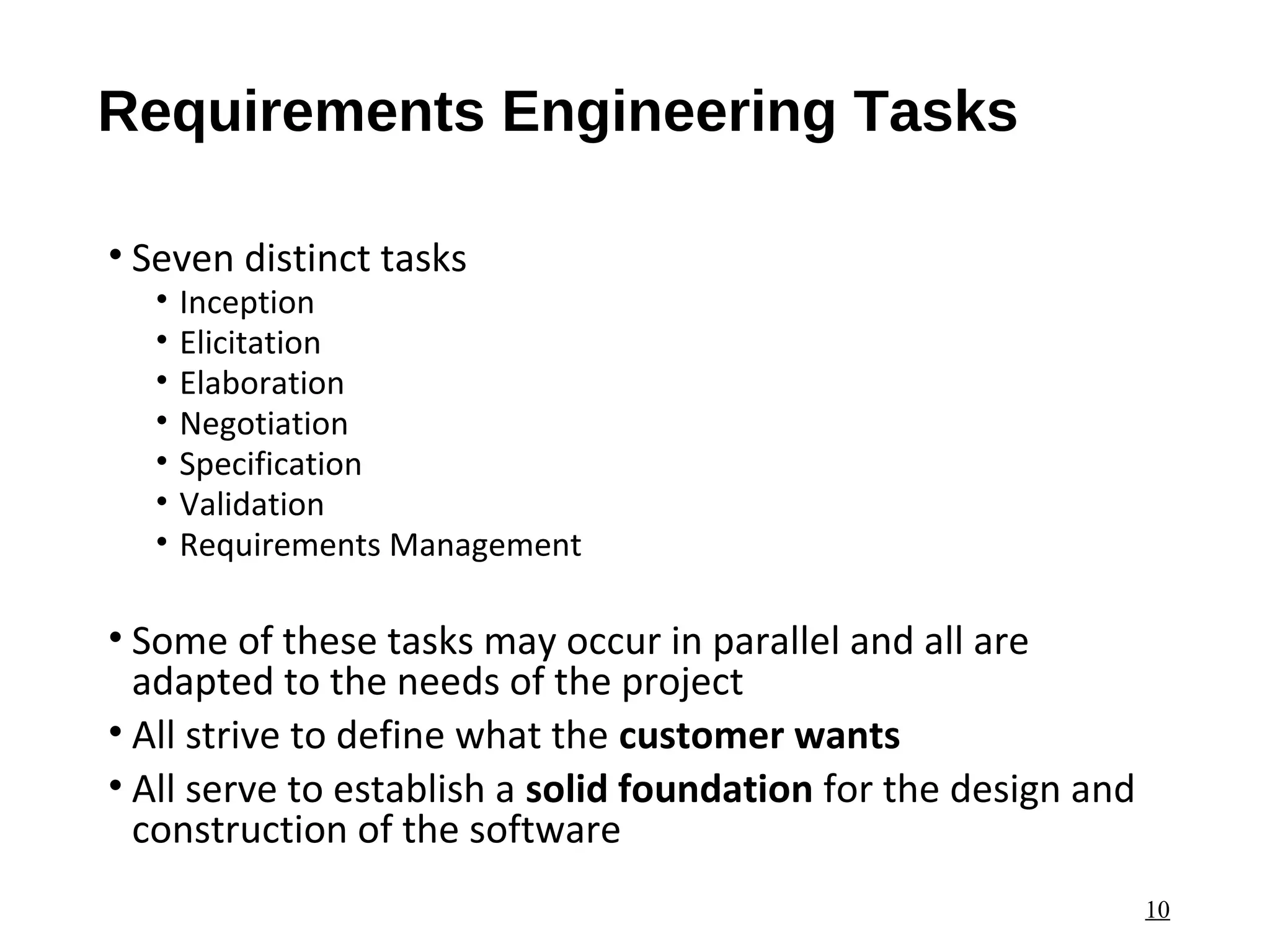 REQUIREMENT ENGINEERING | PPT