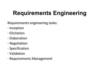 REQUIREMENT ENGINEERING | PPT