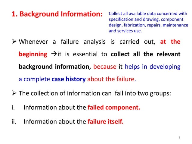 Failure Analysis Methodology | PPTX