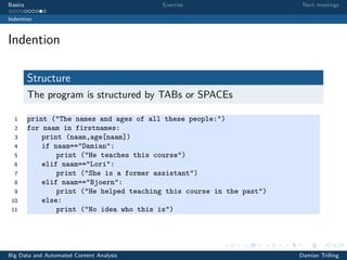 BDACA1617s2 - Lecture 2 | PPT