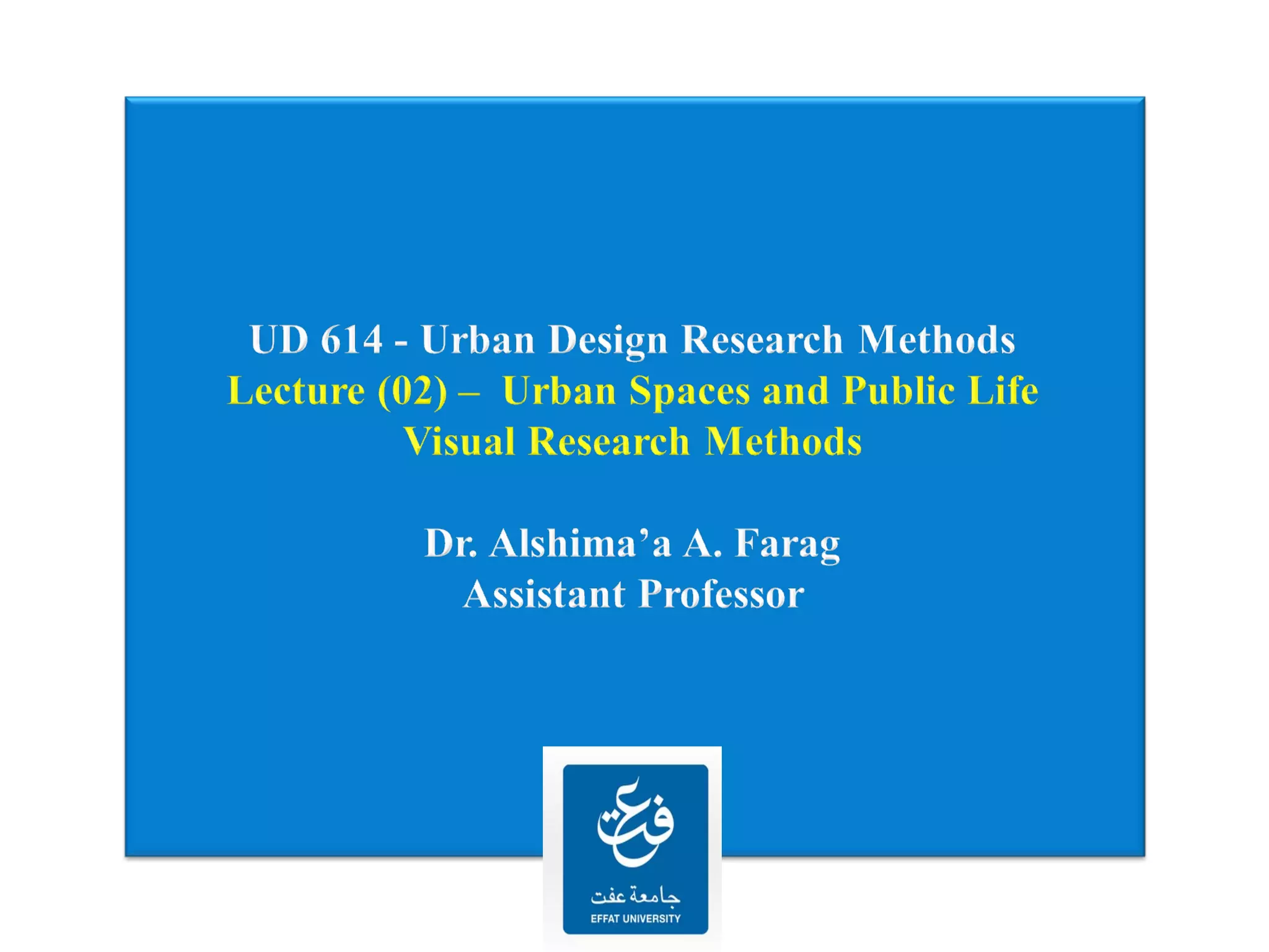 Visual Research methods | PPT