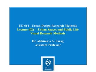 Visual Research methods | PPT