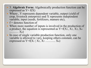 Production economics- Lecture 2 | PPTX