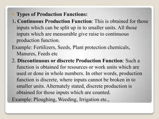 Production economics- Lecture 2 | PPTX