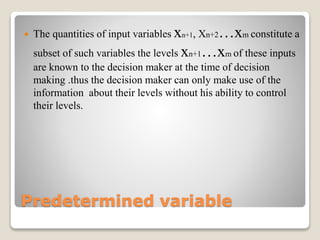 Production economics- Lecture 2 | PPT