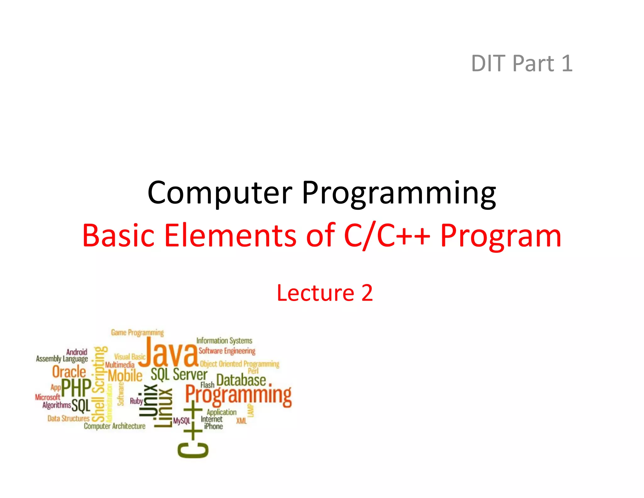 Lecture 2 | PPT