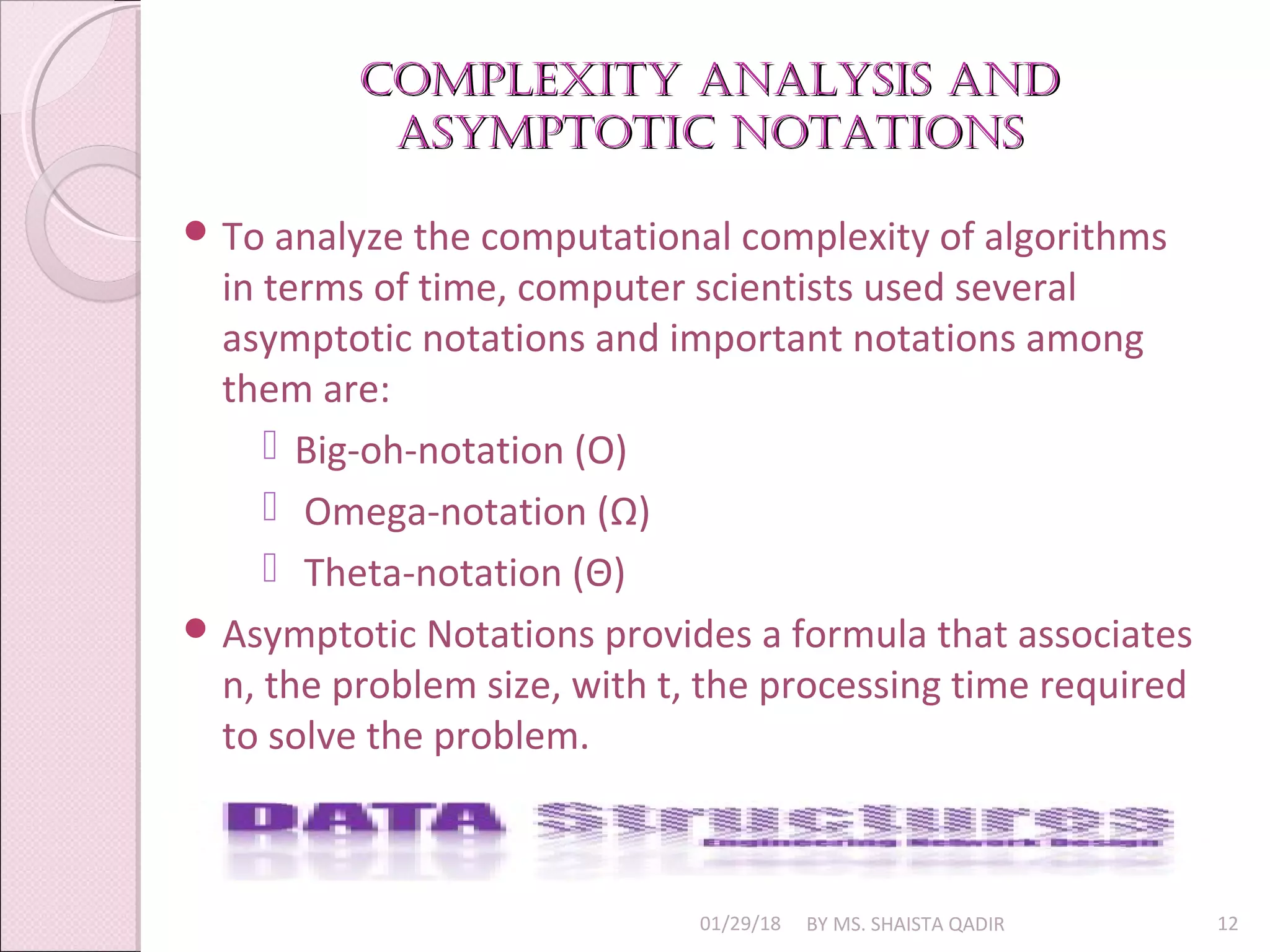Complexity Analysis Ppt Programming Languages Computing