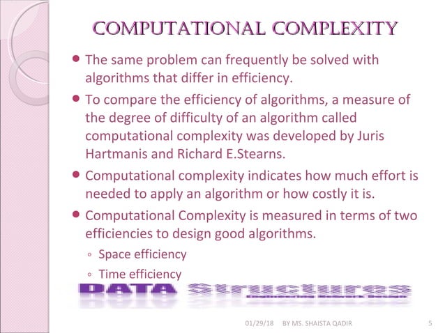 Complexity Analysis | PPT | Programming Languages | Computing