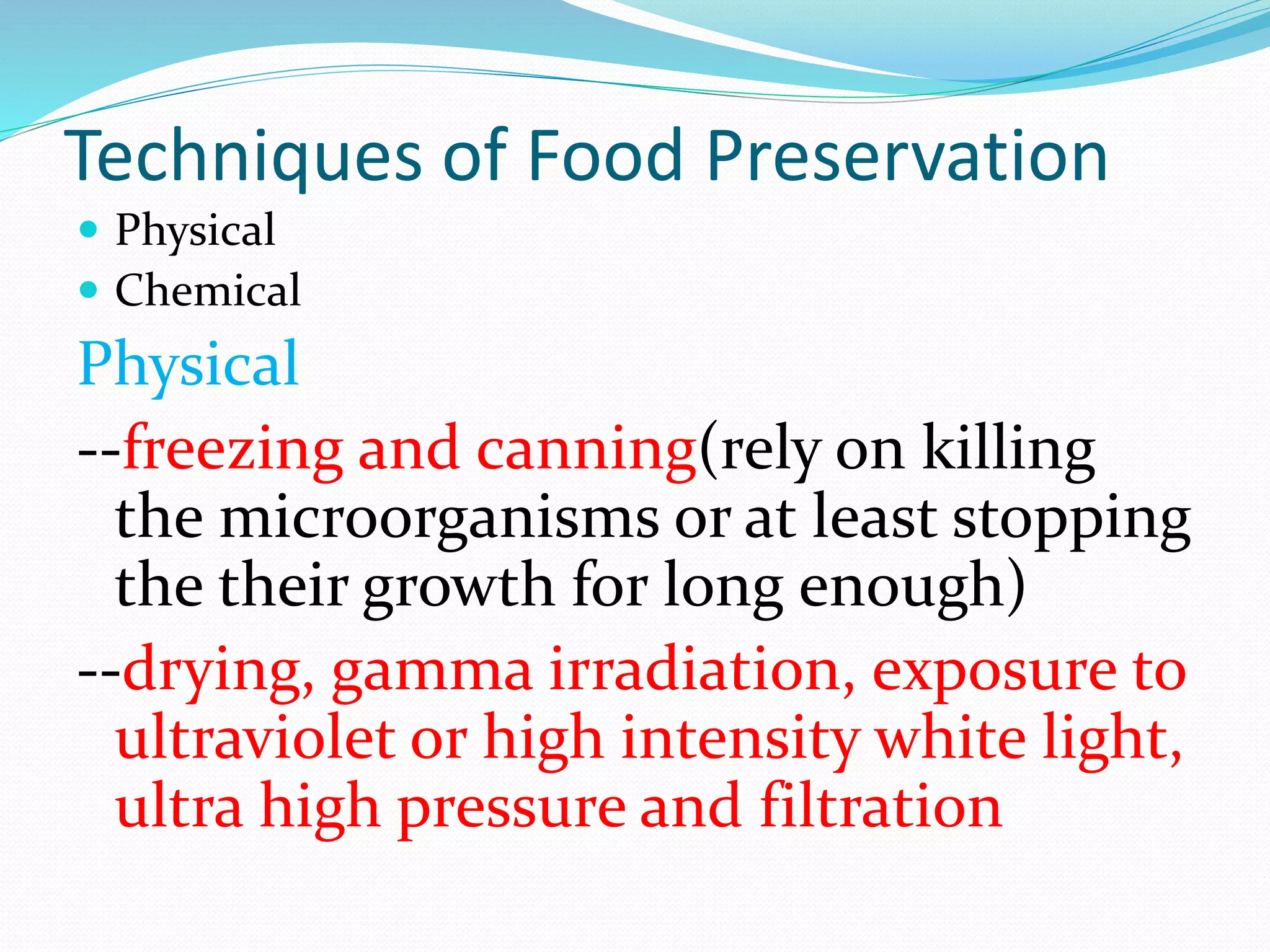 Food Processing and Preservation | PPTX