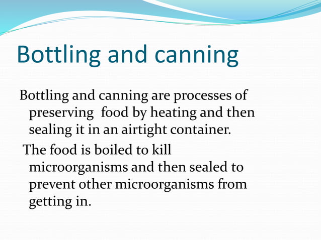 Food Processing and Preservation | PPTX