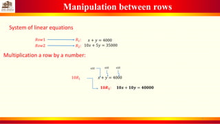 Lecture 2.1 Echelon method | PPT