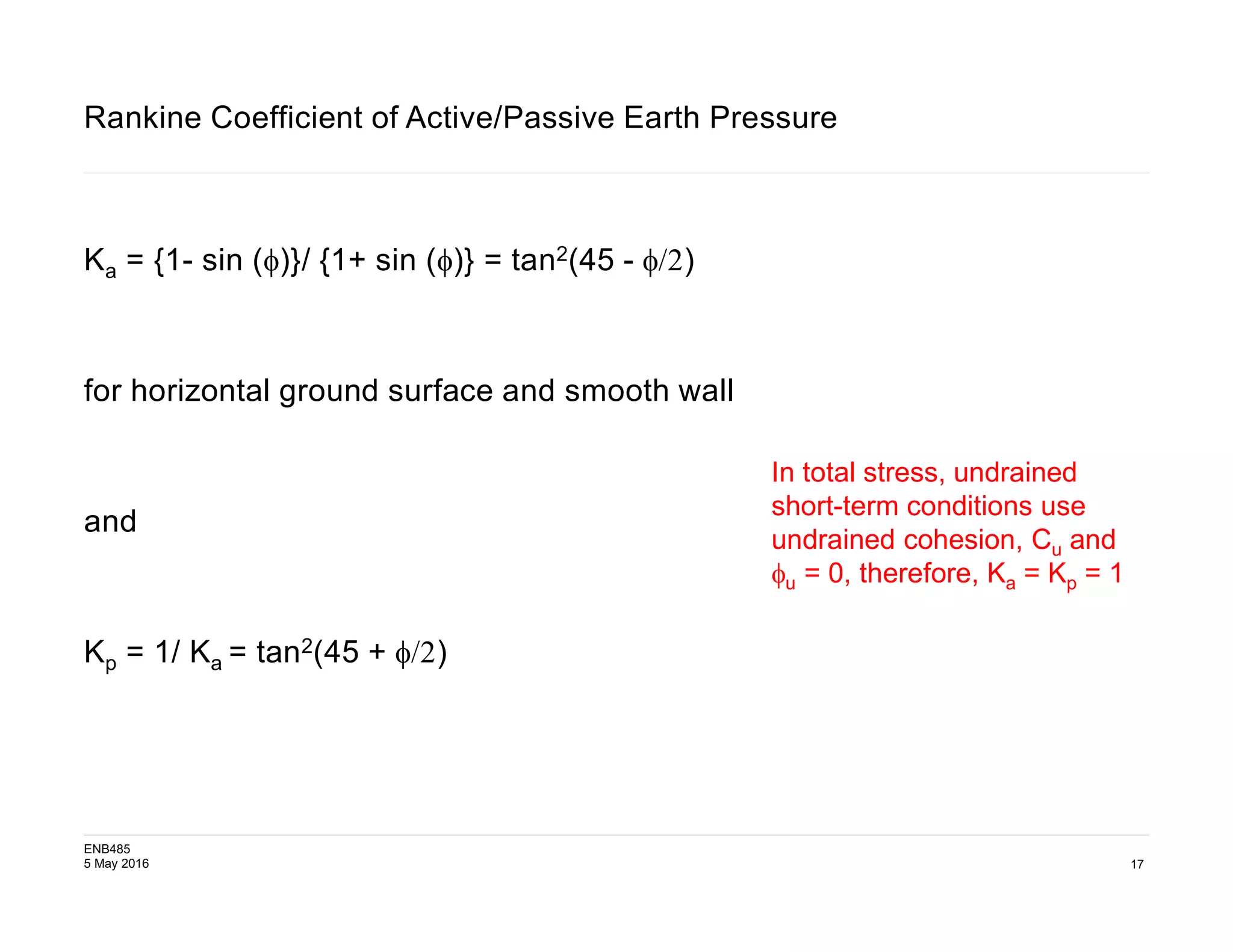 The design of earth-retaining structures - Lecture 2 | PDF