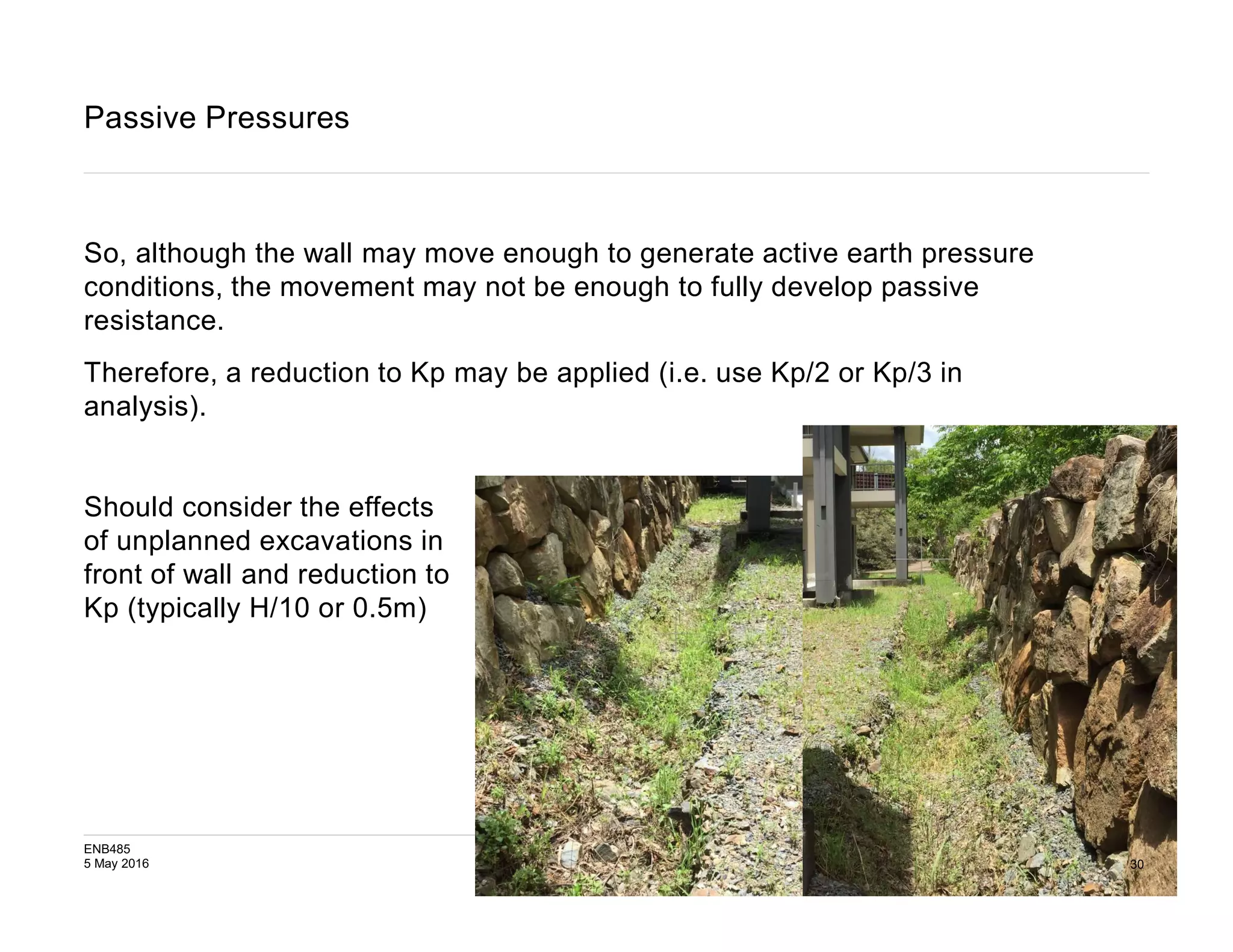 The design of earth-retaining structures - Lecture 2 | PDF
