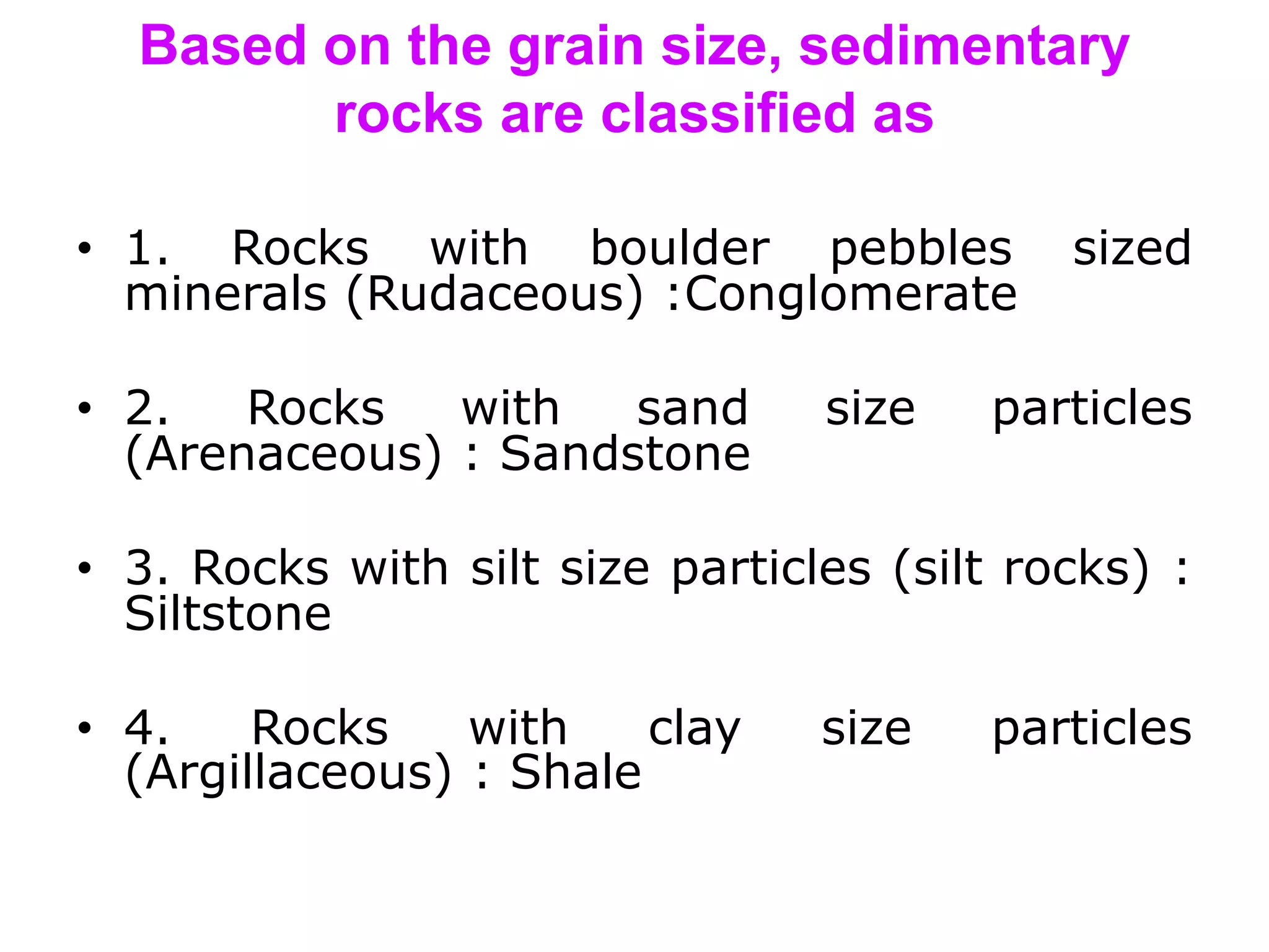 Soil Forming Rocks and Minerals Classification | PPTX