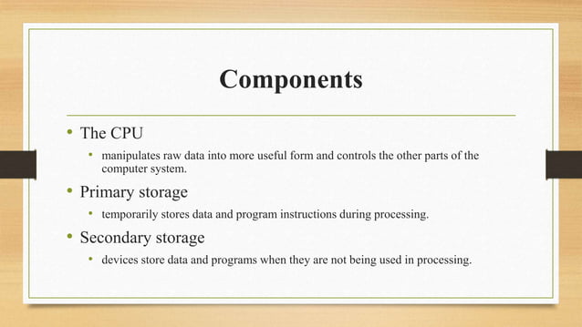 Basics of Computer | PPTX