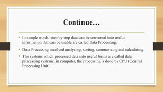 Basics of Computer | PPTX