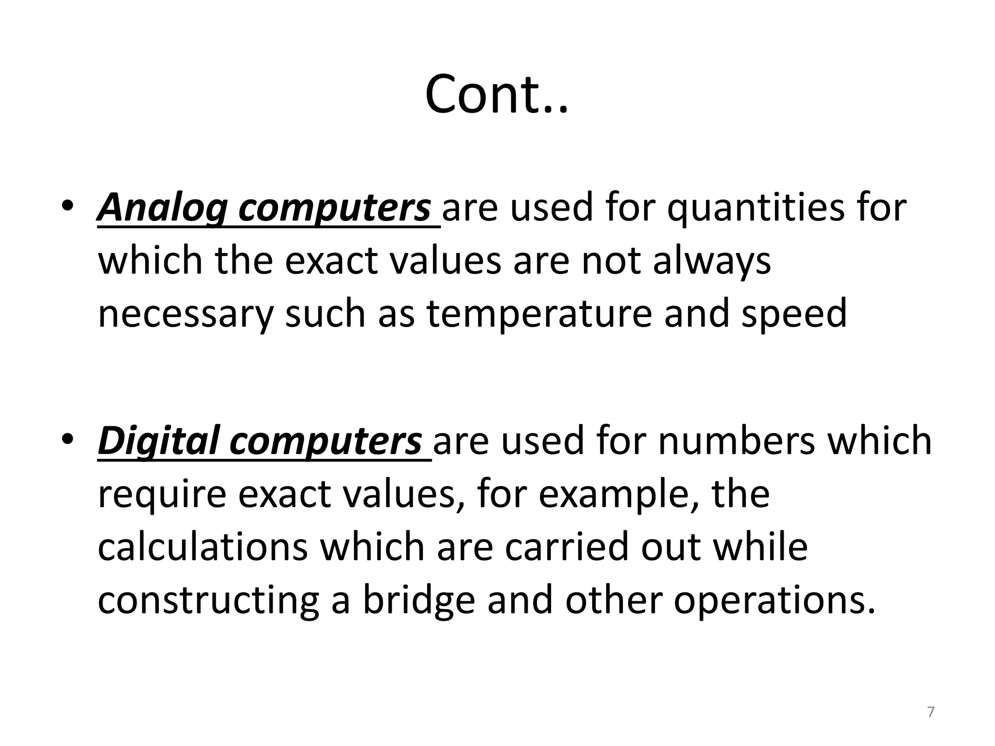 Computer and their Uses types of computer | PPTX