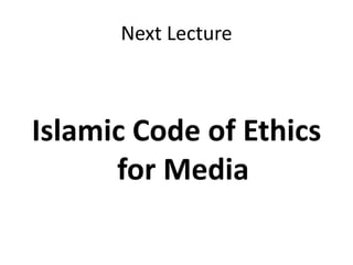 Mass Media Ethics: Needs and Scope | PPTX