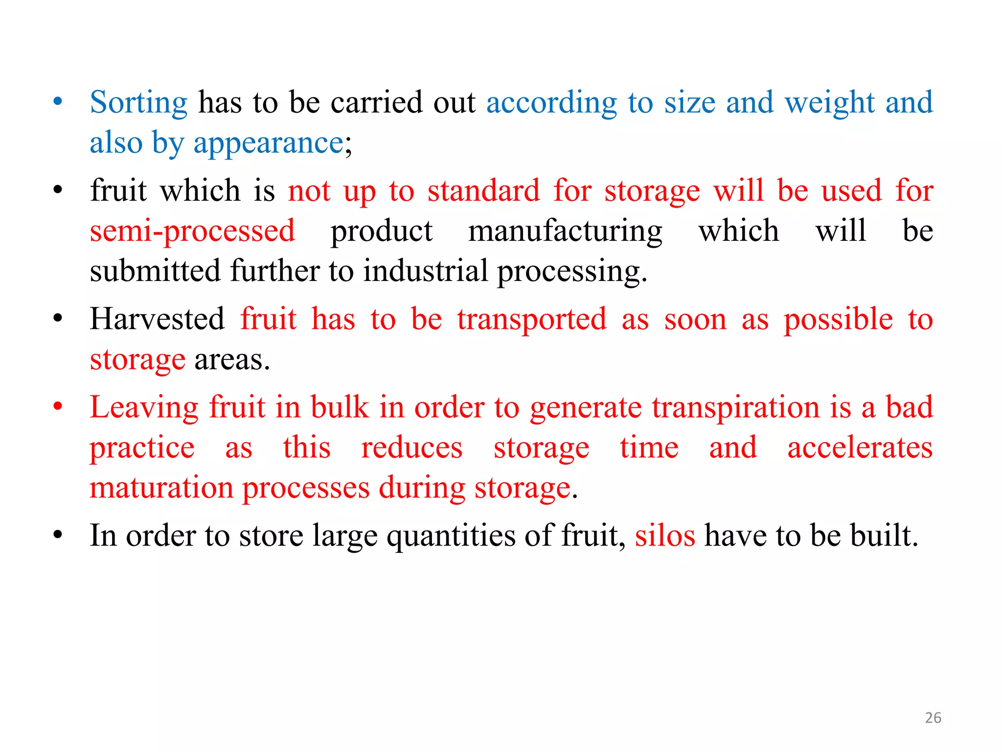 Fruits and Vegetables Processing Technology | PPTX