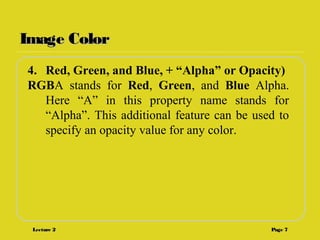 Digital Image Processing: Image Colors | PPT