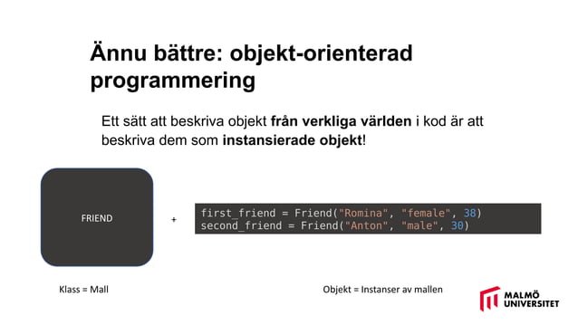 Introduktion Till Uml Ooad And Oop Del 1 Ppt