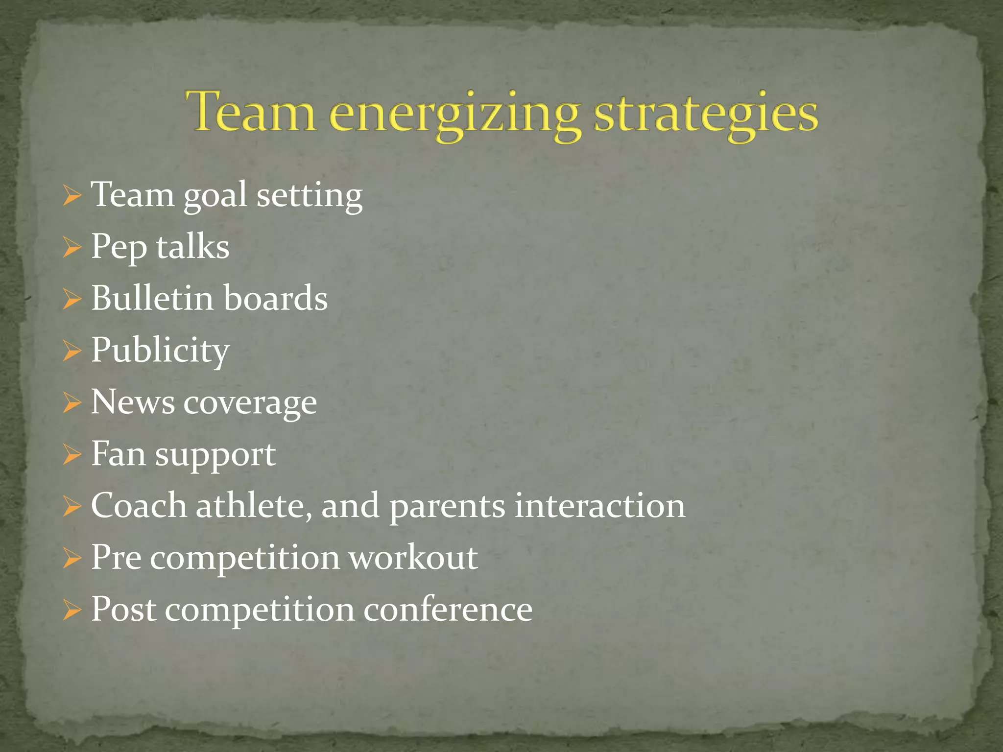 Sports Psychology & Mental rehearsal techniques | PPTX