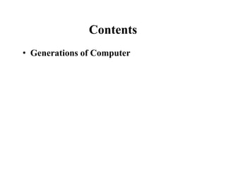 Generations of Computer | PDF | Technology & Computing