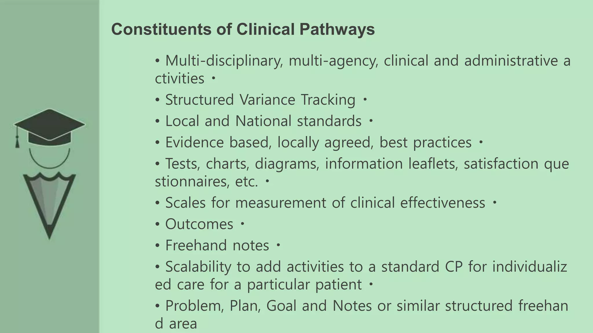 CLINICAL PATHWAYS | PPTX