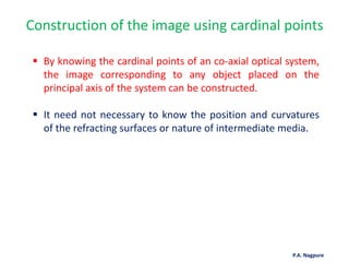 Lecture 2: Co-axial optical system and six cardinal points | PPTX