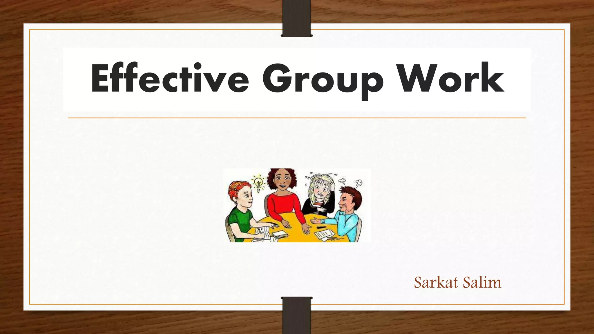 Effective Group Work | PPT