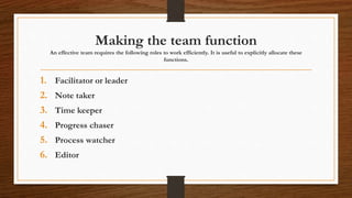 Effective Group Work | PPTX
