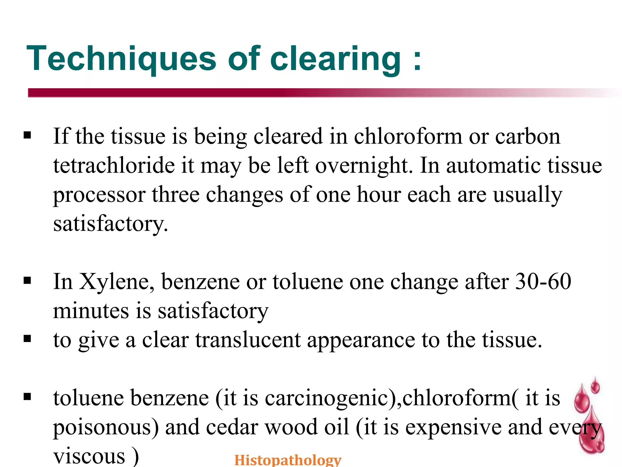 Lecture 2. tissue processing | PPTX