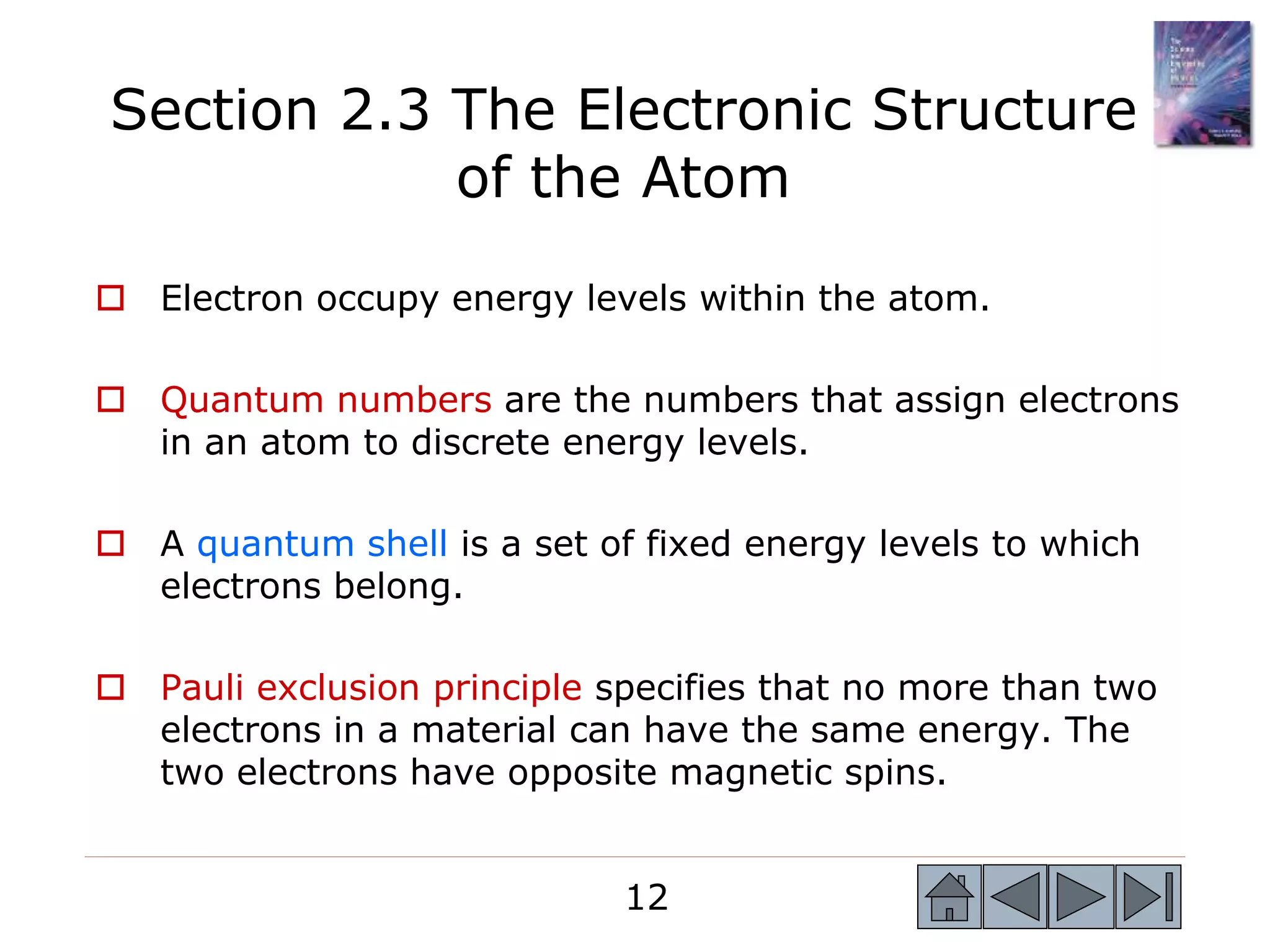engineering material atomic structure of atom Lecture2. | PPT