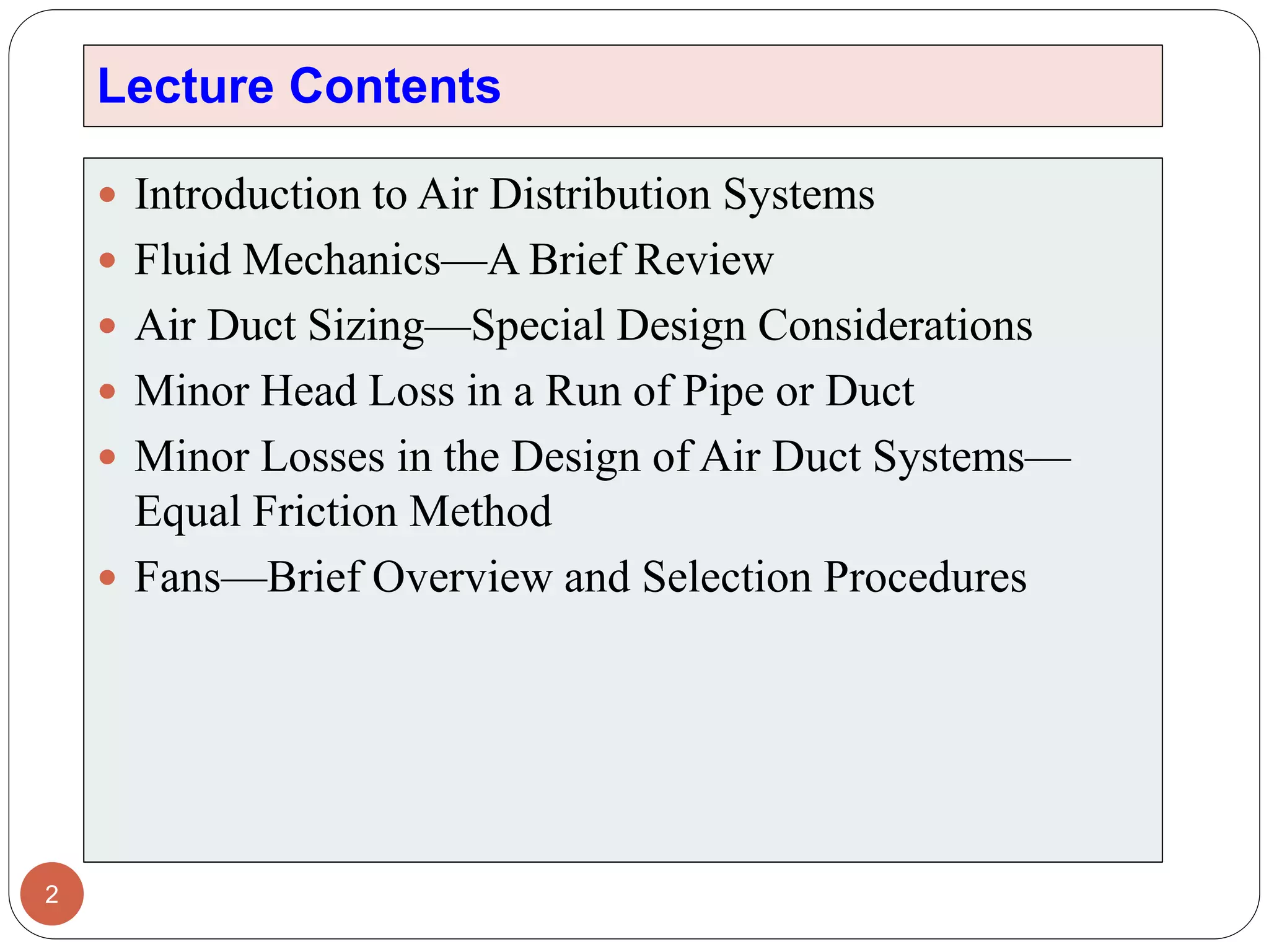 Air Distribution Systems | PDF