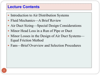 Air Distribution Systems | PDF