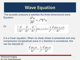 Medical Equipment Ultrasound Lecture 2 | PDF