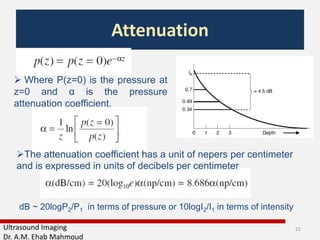 Medical Equipment Ultrasound Lecture 2 | PDF