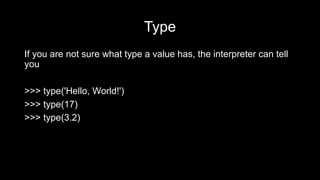 Python Lecture 2 | PPT