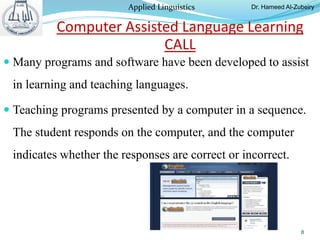 Lecture 2 Applied Linguistics | PPT