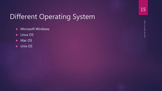 Introduction to Operating System and its Types | PPT