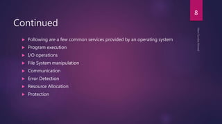Introduction to Operating System and its Types | PPT